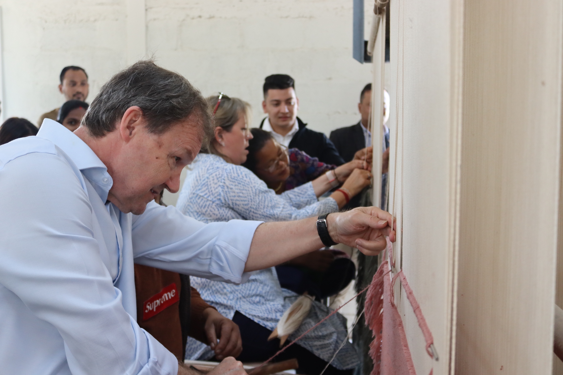 British Ambassador Rob Fenn visits STEP’s Artisan Villages - Label STEP